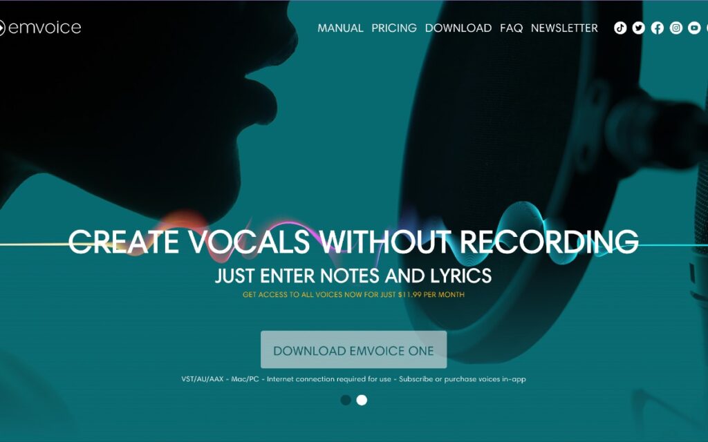 Emvoice: Produce Realistic Vocal Sounds with AI - AI Tools | AI Tools
