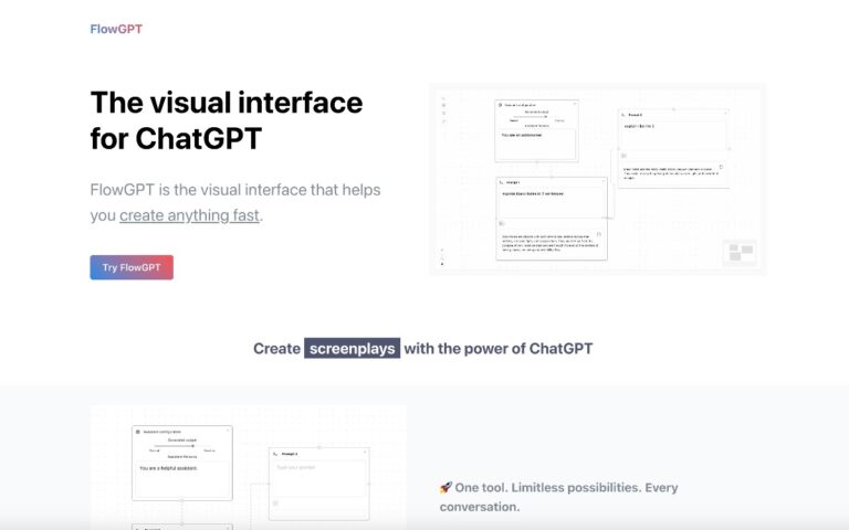 FlowGPT - Your Visual Interface for ChatGPT - AI Tools | AI Tools