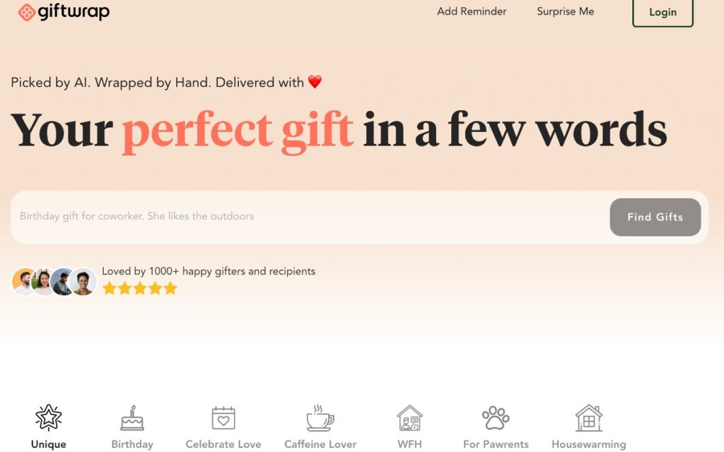 Giftwrap ChatGPT Plugin: Find Your Perfect Gift - AI Tools | AI Tools