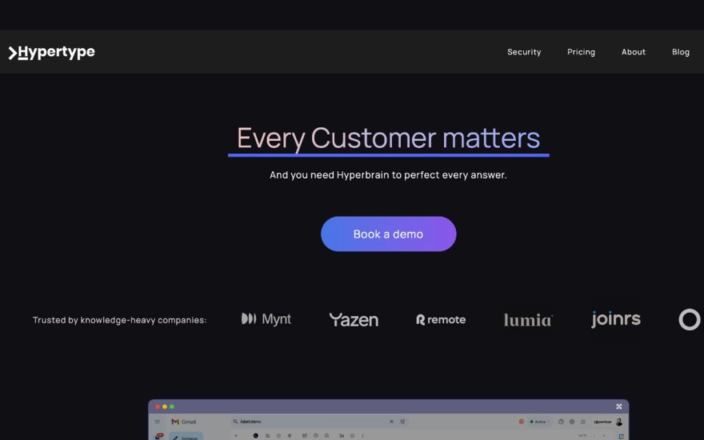 Hypertype: Send Smart, Personalized Company Emails with AI - AI Tools ...