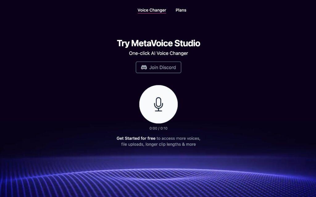 MetaVoice Studio: Your AI Voice Changer - AI Tools | AI Tools