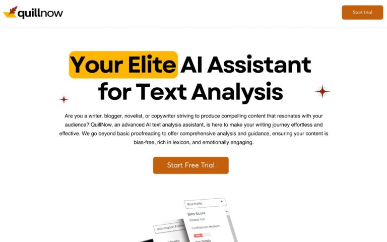 Quill: In-Depth Language Analysis Platform - AI Tools | AI Tools