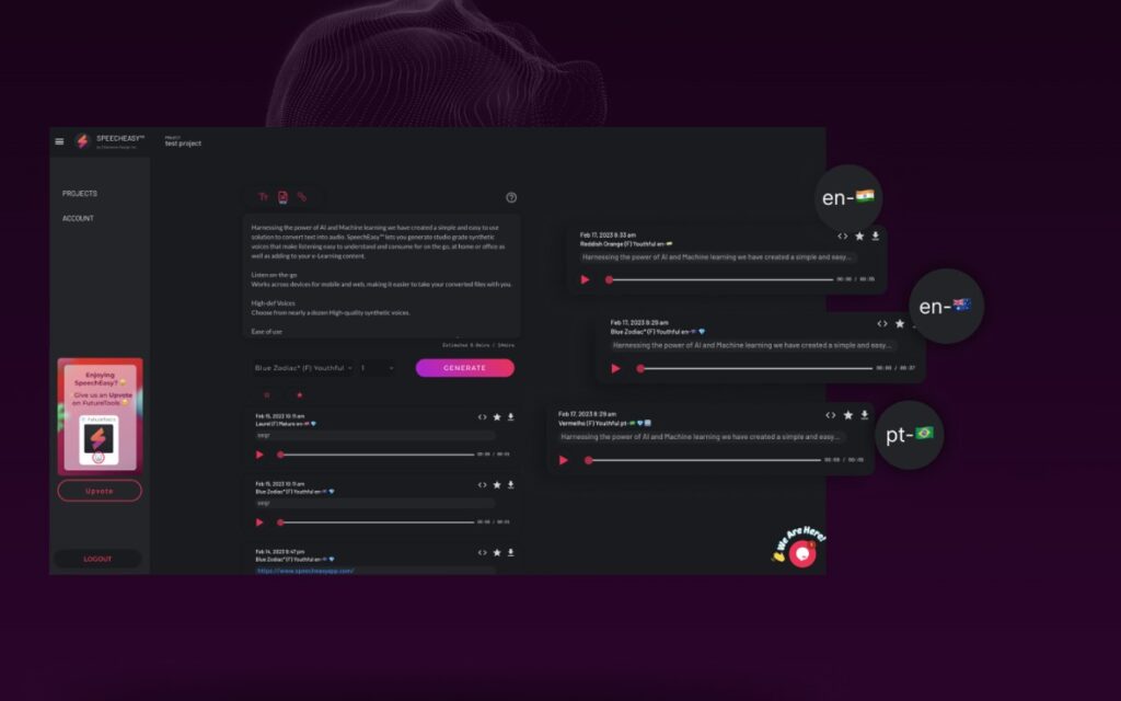 SpeechEasy - AI Tools | AI Tools