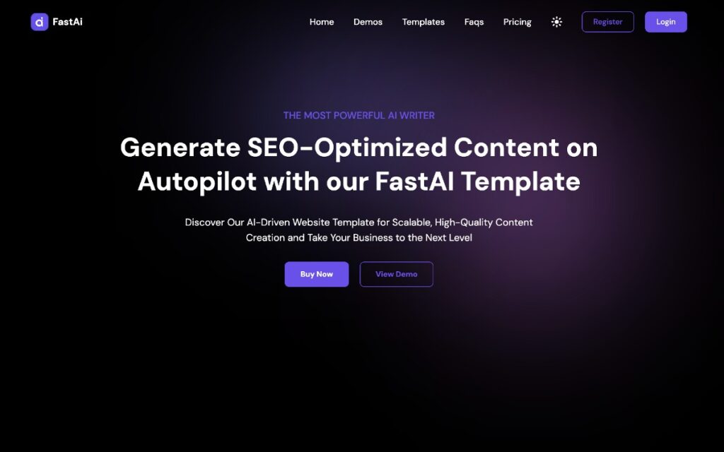 FastAi: Produce SEO-Optimized Content Automatically - AI Tools | AI Tools