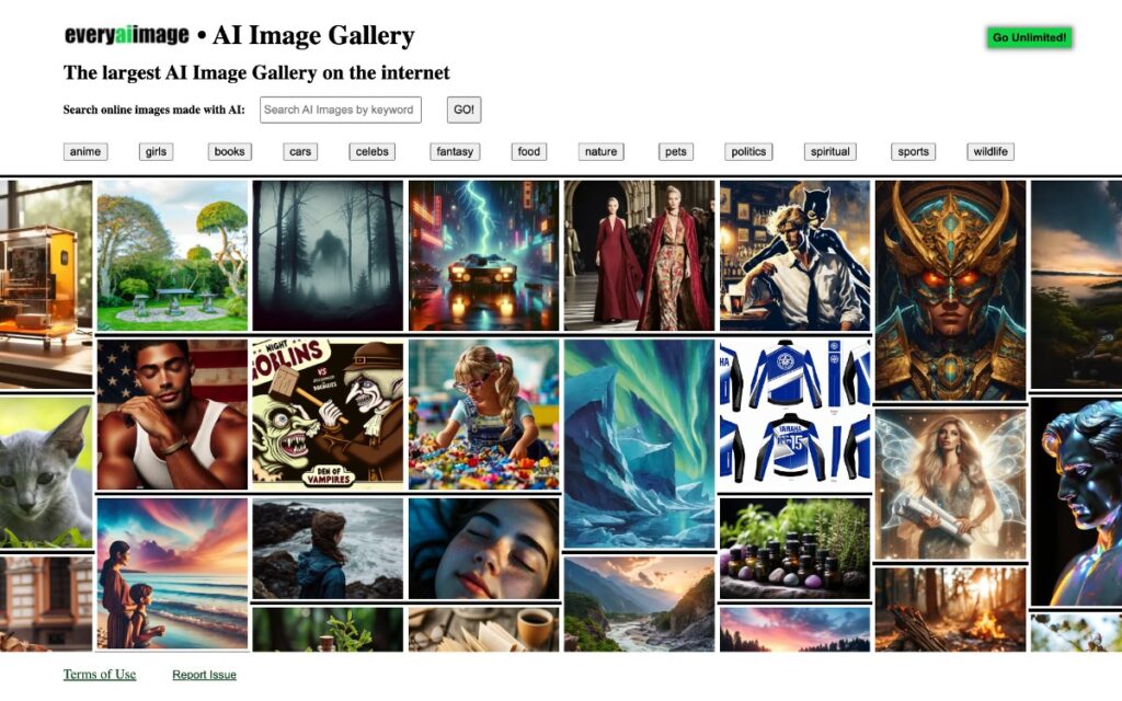 Every AI Image: Directory of Stunning AI Visuals - AI Tools | AI Tools