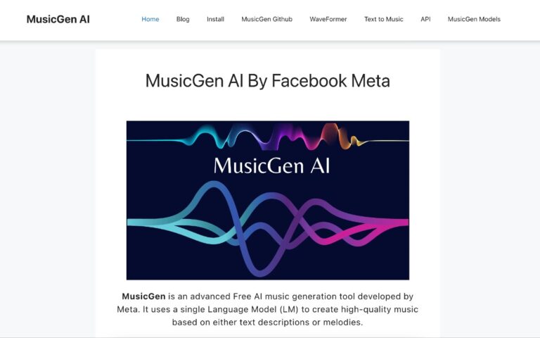 MusicGen AI: Your Personal AI Music Composer - AI Tools | AI Tools