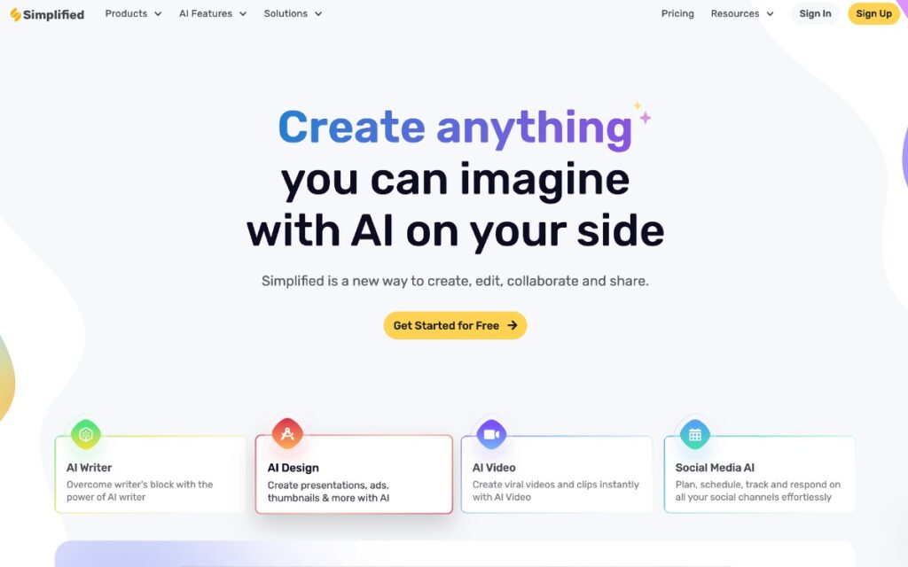 Simplified: All in One Tool for Marketing - AI Tools | AI Tools