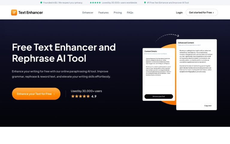 Text Enhancer AI: Improve Any Text - AI Tools | AI Tools