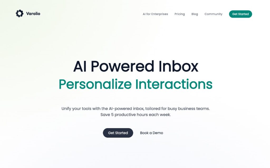 Varolio: Boost Your Productivity with One Smart AI Inbox - AI Tools | AI Tools