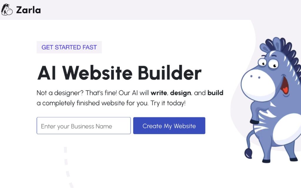 Zarla: Easily Create Websites with AI - AI Tools | AI Tools