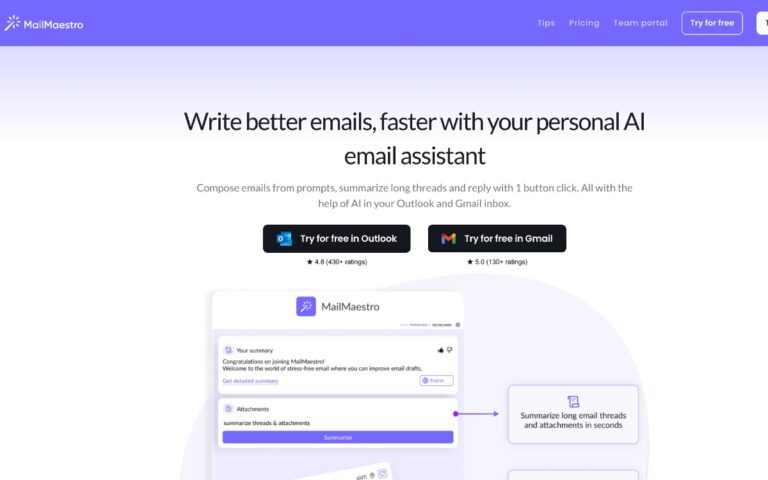 MailMaestro: Your Own Personal AI Email Assistant - AI Tools | AI Tools