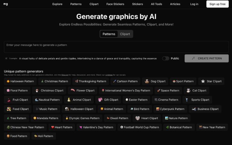 More Graphics: Your AI Pattern Generator - AI Tools | AI Tools