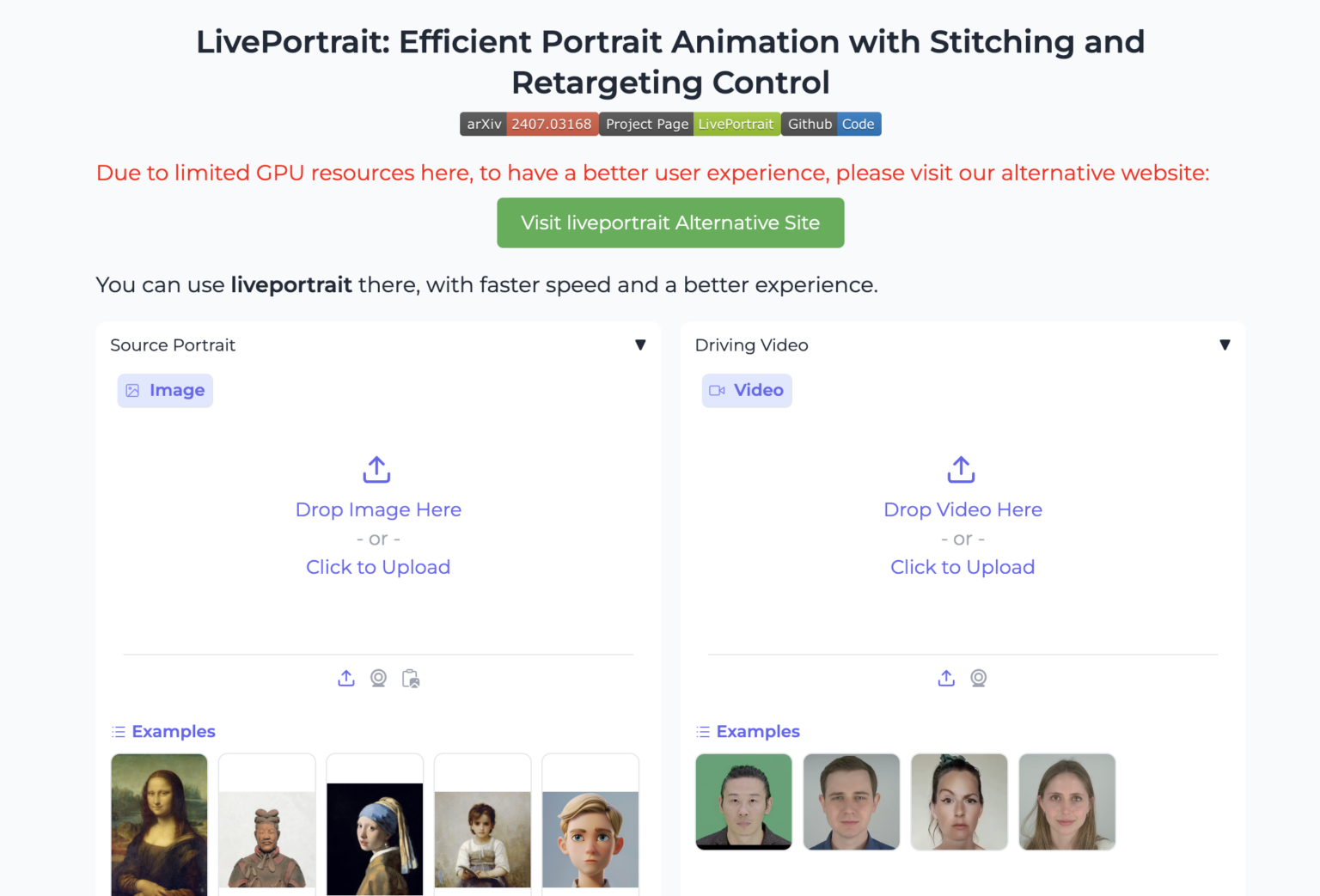 FacePoke: A Real-Time Facial Animation Tool - AI Tools | AI Tools