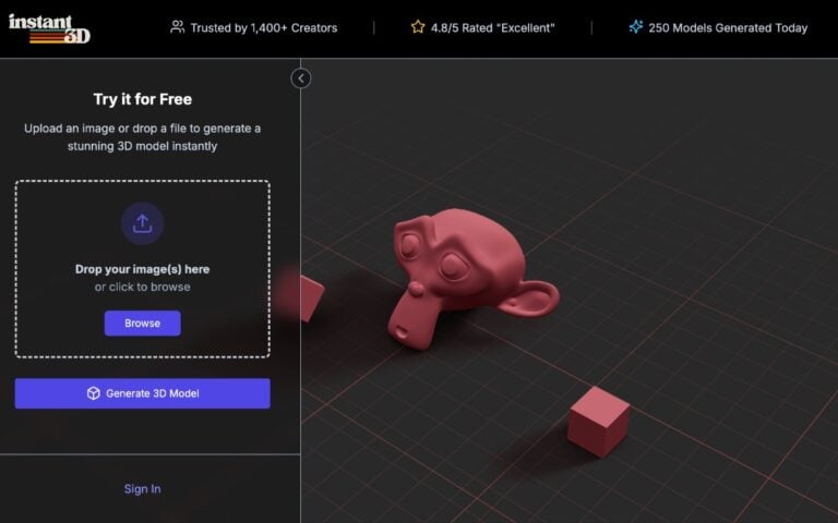 Instant3D: 3D Model Generation from Images - AI Tools | AI Tools