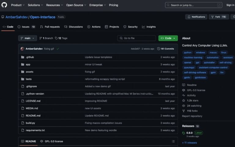 Open Interface: Automate Any Computer Tasks - AI Tools | AI Tools