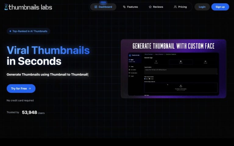Thumbnails Labs: Creates High-Quality Engaging Thumbnails in Seconds ...