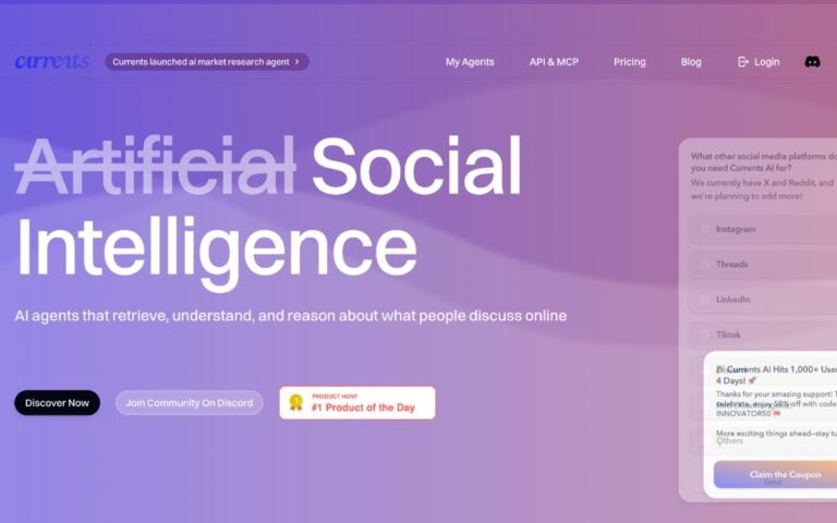 Currents AI: AI Insights into Your Audience - AI Tools | AI Tools