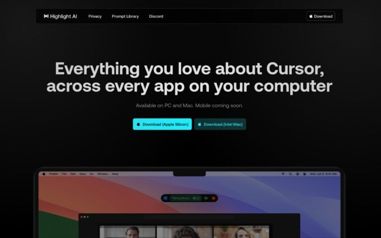 Highlight AI: Personal Contextual Assistant - AI Tools | AI Tools