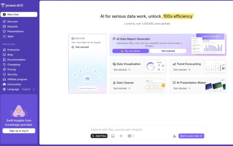 Powerdrill: AI Tool for Data Analysis - AI Tools | AI Tools